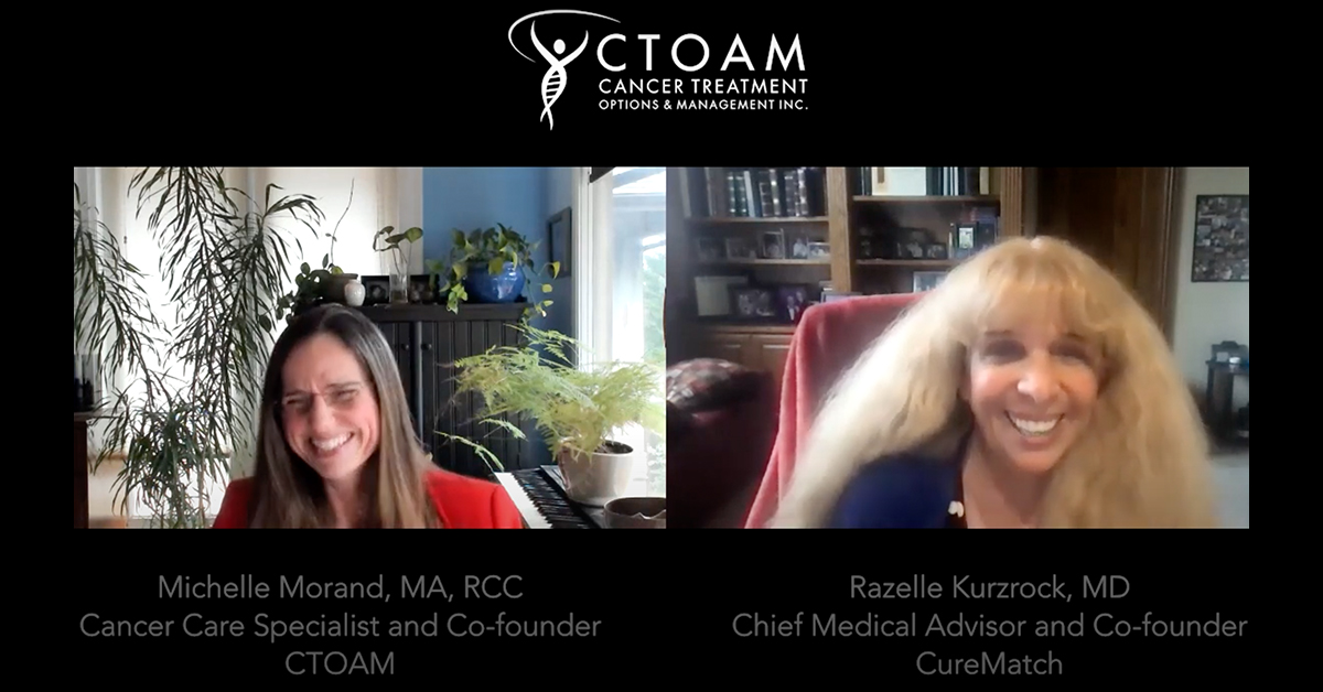 Interview with Dr. Razelle Kurzrock of CureMatch: Why Patients Need ...